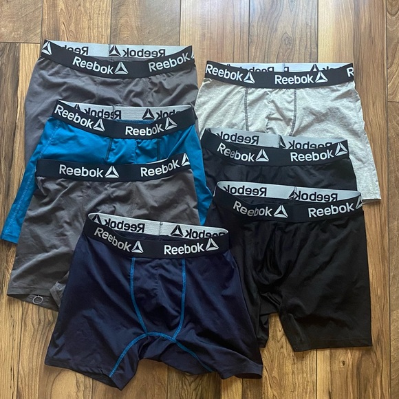 Reebok | Underwear & Socks | 7 Pairs Reebok Performance Boxer Briefs ...